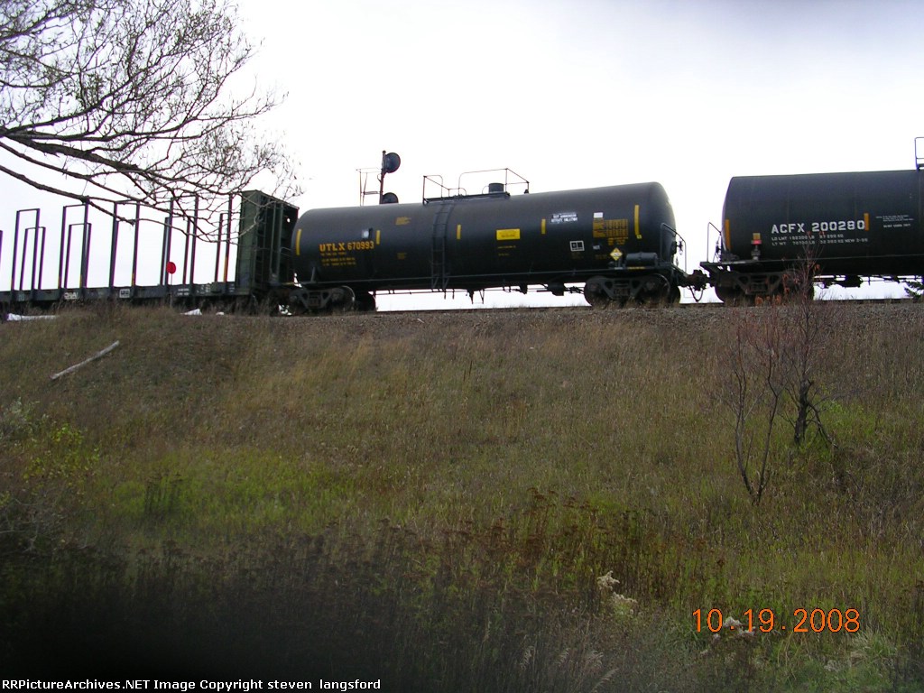 Tank Cars Entering The Yard